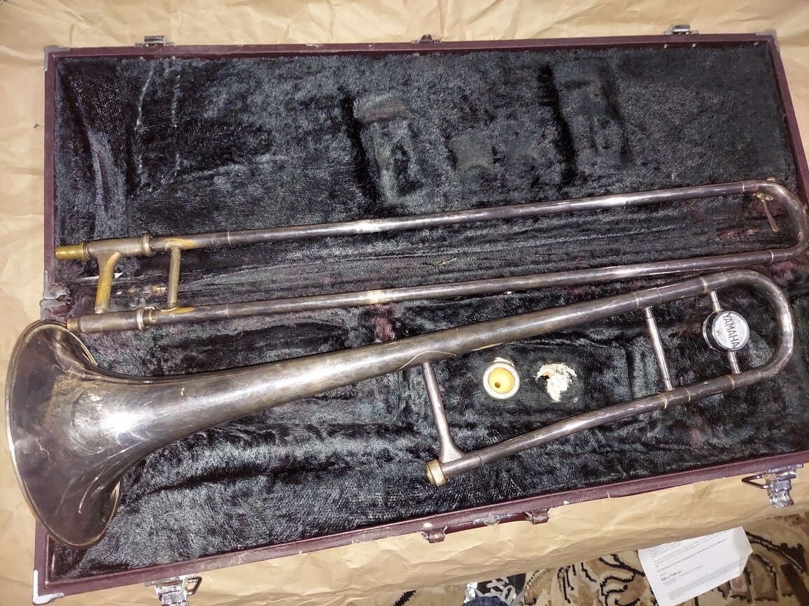 Yamaha Ysl200ad Trombone With Case And Mouthpiece Yamaha YSL200AD