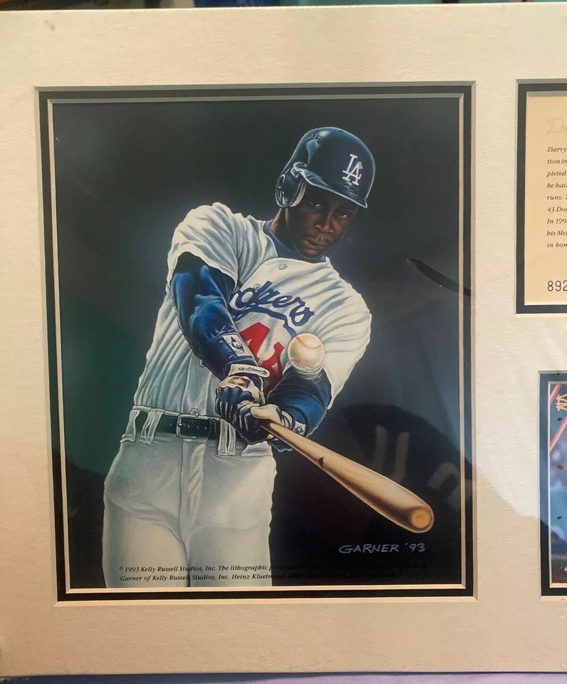 1993 Kelly Russell Studios Darryl Straw artwork/painting #892~unframed ...
