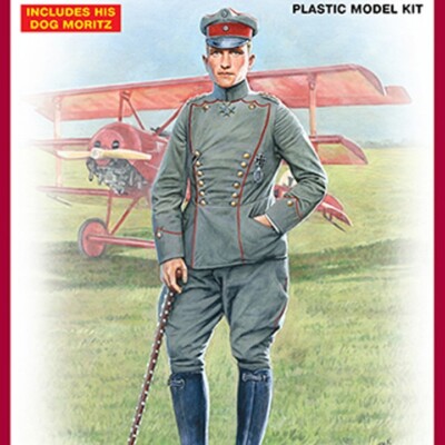 Miniart #16032 1/16 The Red Baron Manfred von Richthofen WW1 FLYING ACE ...