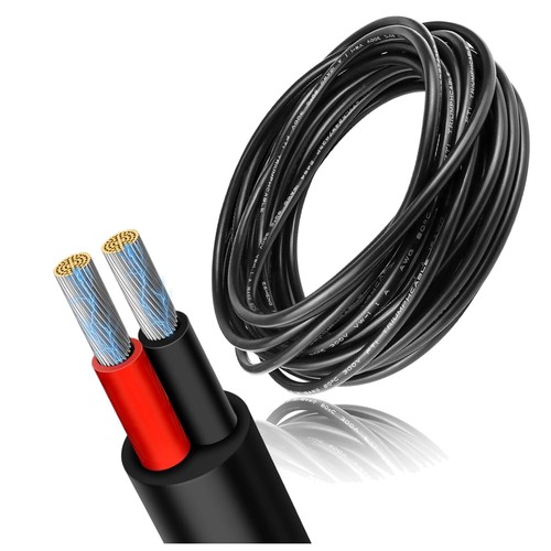 18 Gauge 2 Conductor Electrical Wire, 100ft/30m Low Voltage Wire, 18 ...