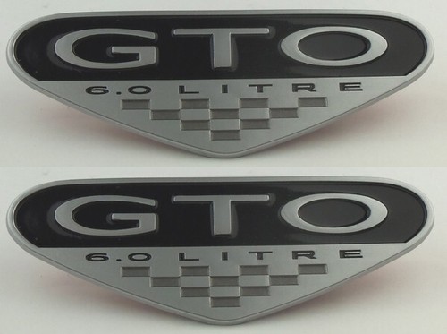 2005 2006 Pontiac GTO 6.0L Fender Badges Emblems Logo LS2 05-06 OE ...