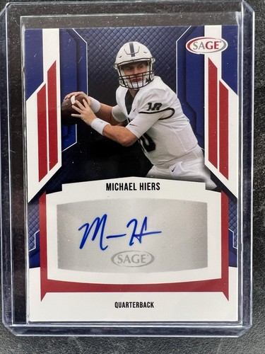 2024 SAGE HIT Low Series - Autographs Michael Hiers #A-MH Red (AU, RC ...