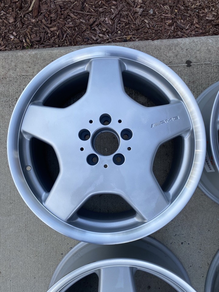 Mercedes Benz S55 CL55 E55 AMG 18" Monoblock OEM Staggered Refinished ...
