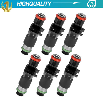 6X Fuel Injector FJ1095 For 2008-16 Volvo S60 S80 XC60 XC70 3.0L l6 ...