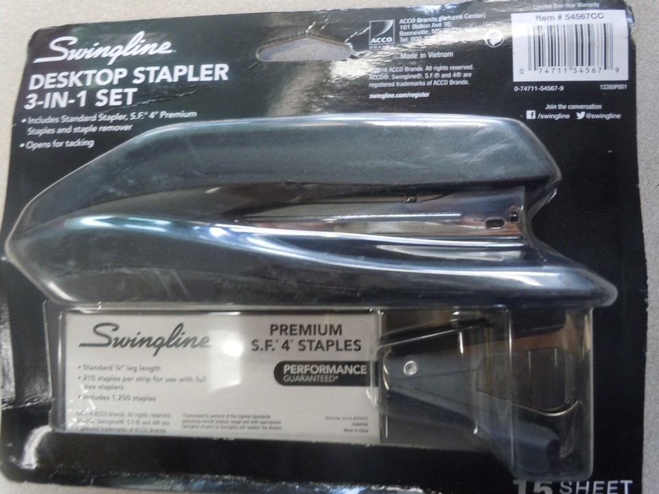 SWINGLINE SWINGLINE STANDARD DESK STAPLER SET 74711545679| eBay