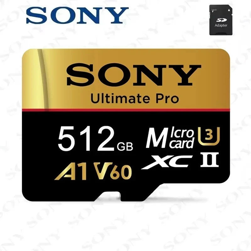 SONY Micro SD Card 2TB 512GB 256GB 128GB TF Memory Card Extreme 1TB U3 4K High | eBay