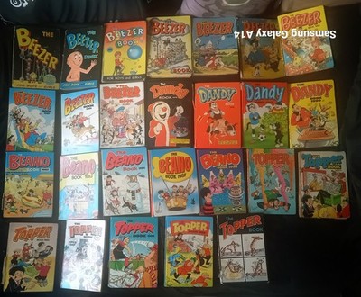 26 Vintage Beezer, Beano fancy Topper annuals | eBay UK