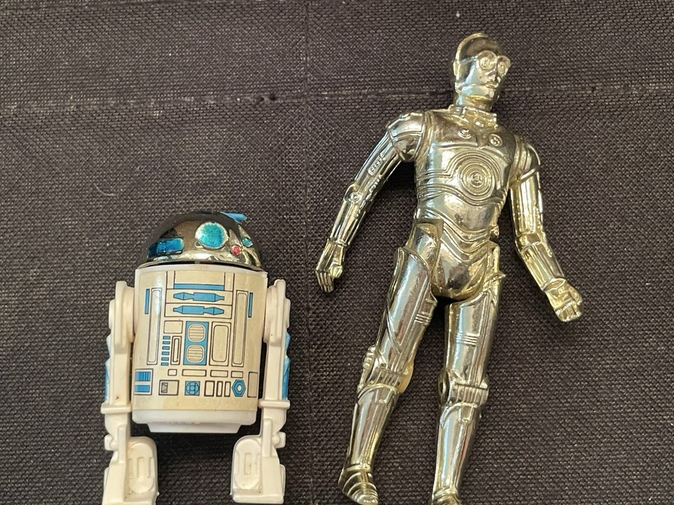 Star Wars Vintage C-3P0 & R2-D2 Sensorscope Original Kenner Figure ...