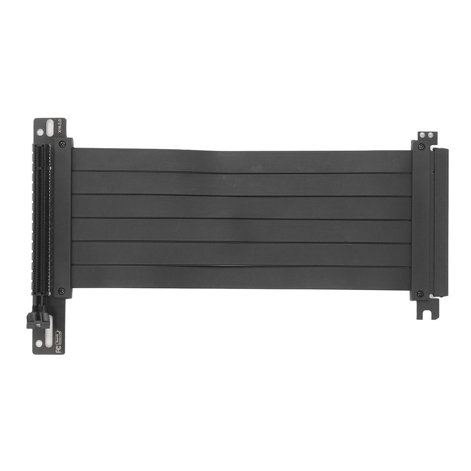 PCIe 3.0 X16 GPU Riser Cable High Speed Female 90 Degree Graphics Card ...