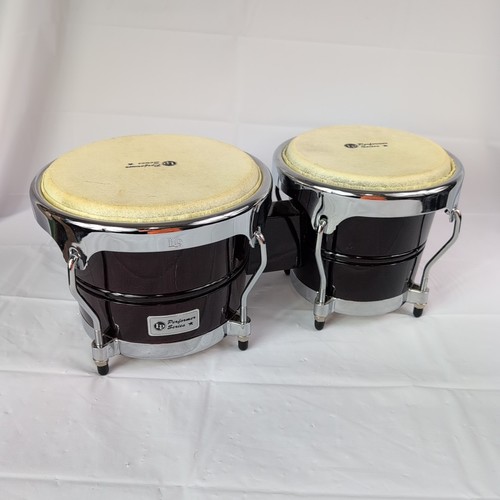 LP Performer Series Bongos w/ Chrome Hardware-Dark Wood-LPP601 DWC ...