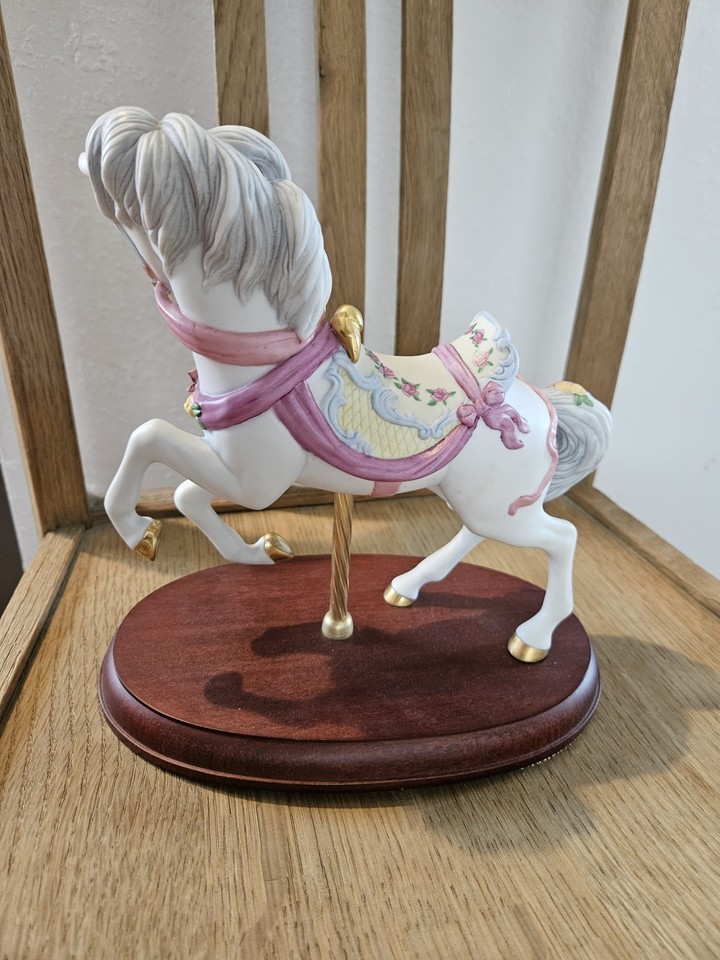 Rose Dancer Princeton Gallery Porcelain Carousel Horse With Original ...
