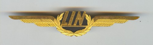 Linjeflyg AB Sweden Defunct Airlines Pilot Wings Badge | eBay