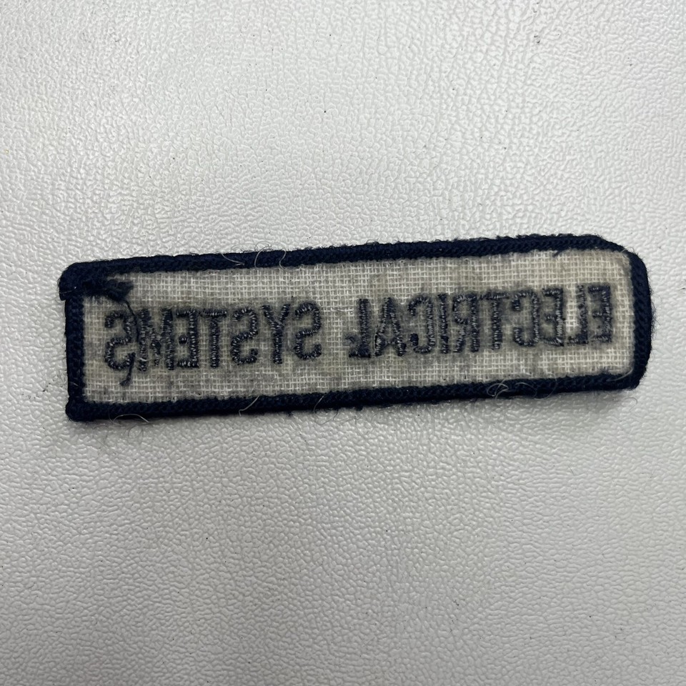 Vtg Car Technician Auto Mechanic ELECTRICAL SYSTEMS Tab Patch 00O1 | eBay