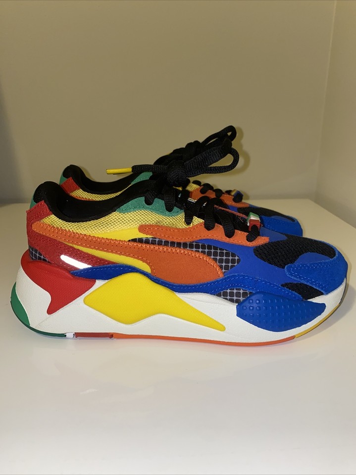 Puma x Rubik’s Cube RS-X3 374028-01 W Sz 6 M Sz 4.5, Includes Rubik’s ...