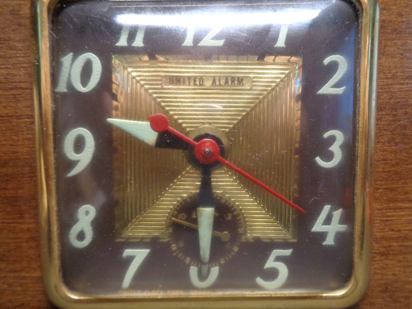 Vintage United Clock Co Electric Mantel Clock - Art Deco Style - Mfg ...