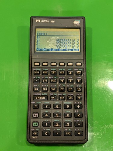 HP 48G Graphing Scientific Graphing Calculator Gray 32K RAM Works | eBay