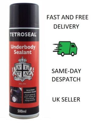 Tetroseal Aerosol Underbody Sealant Car Underseal Spray 500ml - TH90 ...