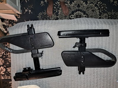 Pair (2) Quantum Single-Post 10" Pediatric Armrests Wheelchair Q6 Edge ...