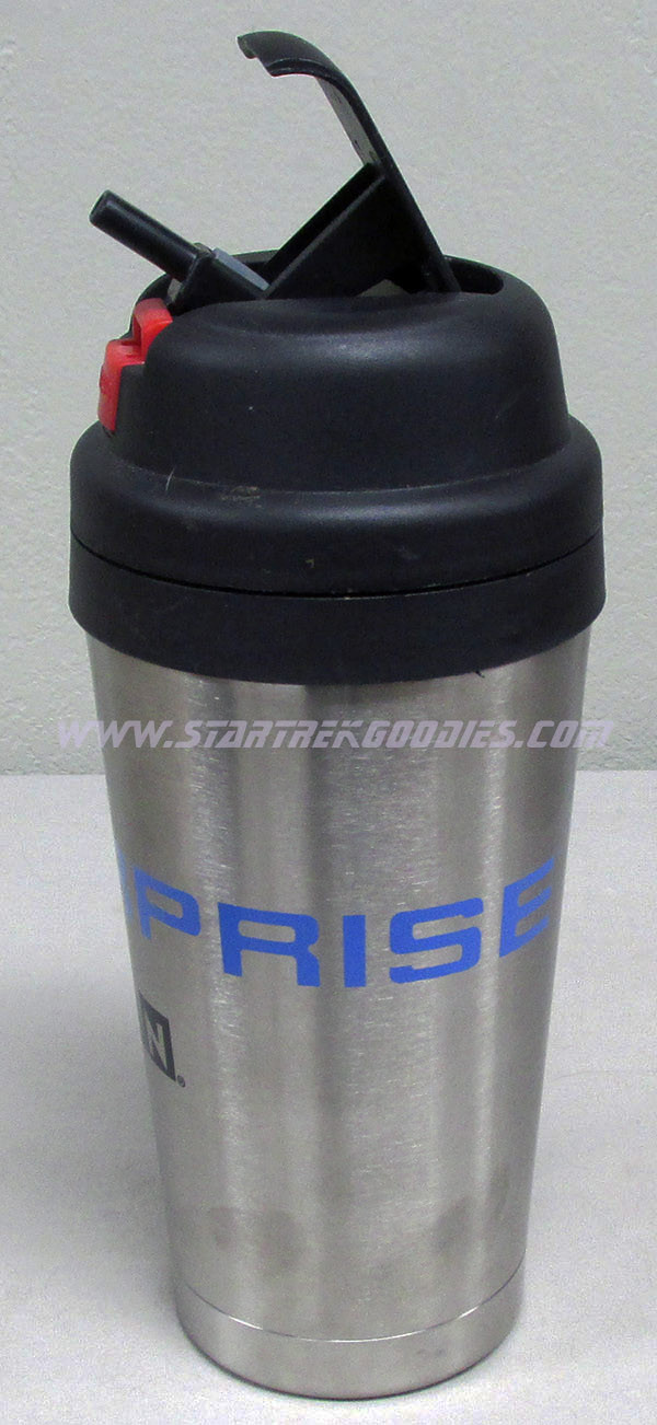 PROMOTIONAL UPN Star Trek: Enterprise Tall SPORTS MUG with Two Lids ...
