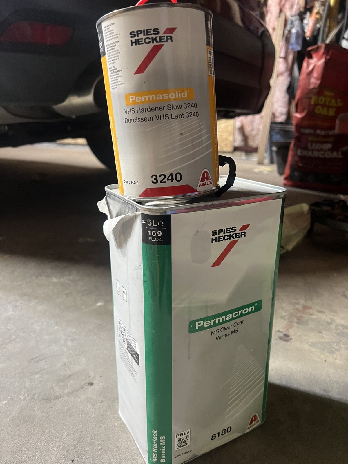 Axalta Spies Hecker Clear Coat Kit 8180 Includes Hardener | eBay