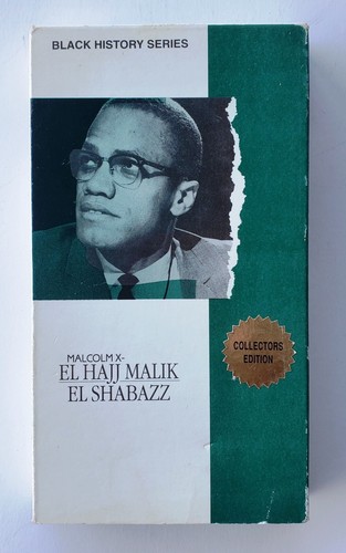 Malcolm X Documentary El Hajj Malik El Shabazz Original VHS | eBay
