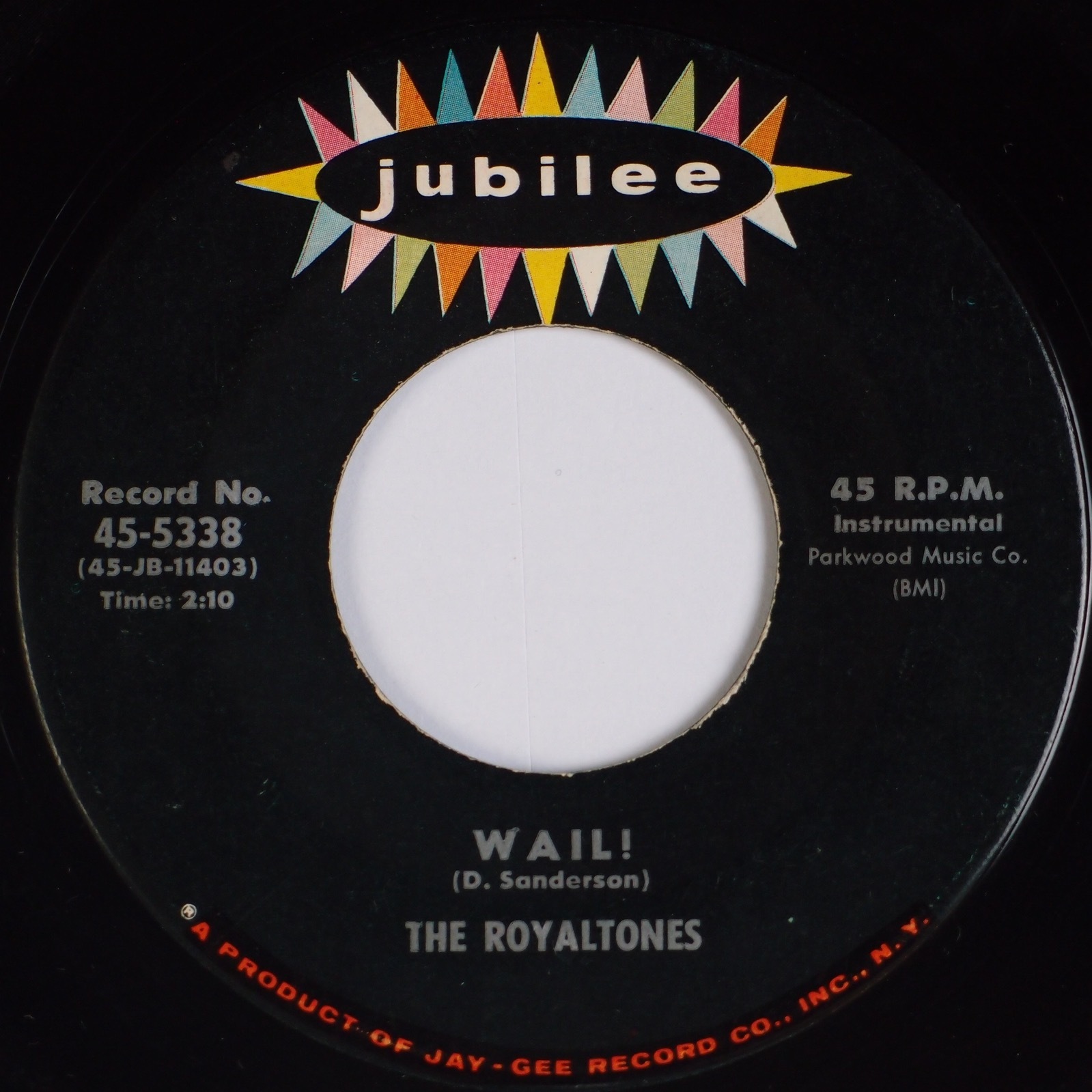 THE ROYALTONES: Poor Boy / Wail! ’58 Rocker JUBILEE ORIG 45 Rare | eBay