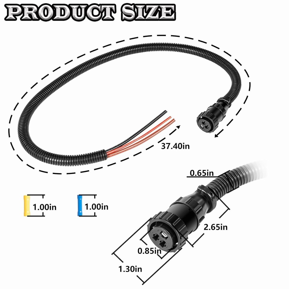 3 Pin Auxiliary Power Connector Kit 187103A1 for John Deere 9430 9430T ...