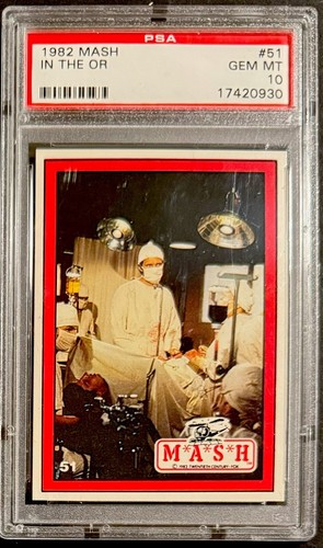 (POP 3) PSA 10 1982 MASH Donruss #51 In The OR GEM MINT (SET BREAK) | eBay
