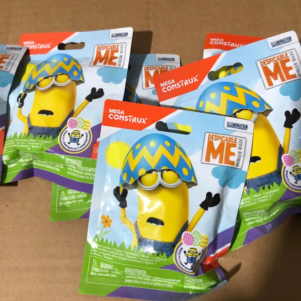Easter Doll Mega Construx Bloks Despicable Me Minion Toy 1PC Type ...