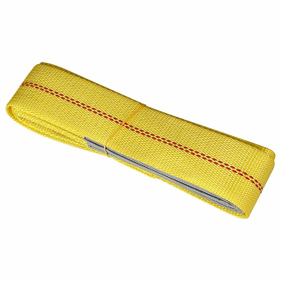 2" x 6 ft Nylon Eye & Eye Web Flat Lifting Sling Tow Strap FLAT LOOP ...