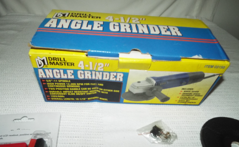 MIXED LOT OF VARIOUS TOOLS ANGLE GRINDER, ROUTER SPEED CONTROL, CEN-TEC ...