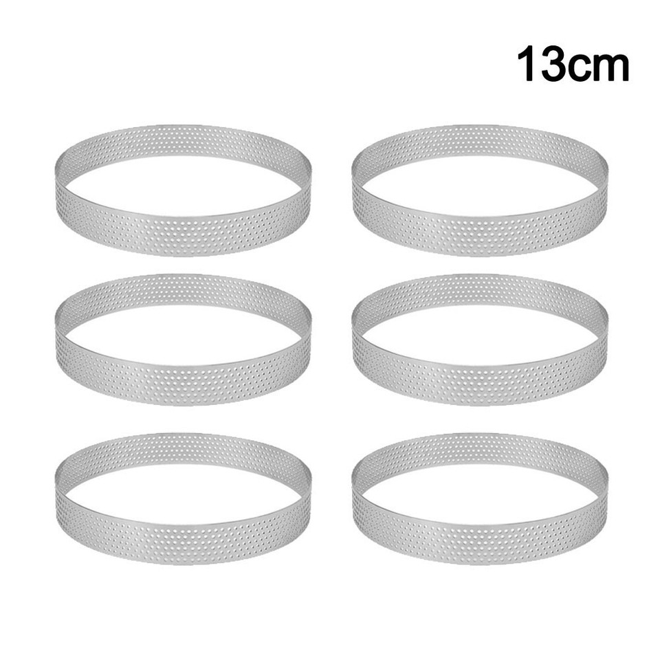 Stainless Steel Tart Rings Set 6pcs for Baking Various Size For Tarts ...