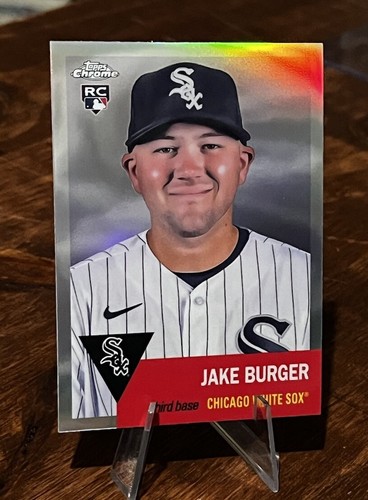 Jake Burger 2022 Topps Chrome Platinum SILVER HOLO REFRACTOR ROOKIE ...