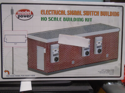 MODEL POWER #185 HO SCALE ELECTRICAL SIGNAL SWITCH BUILDING NEW IN ...