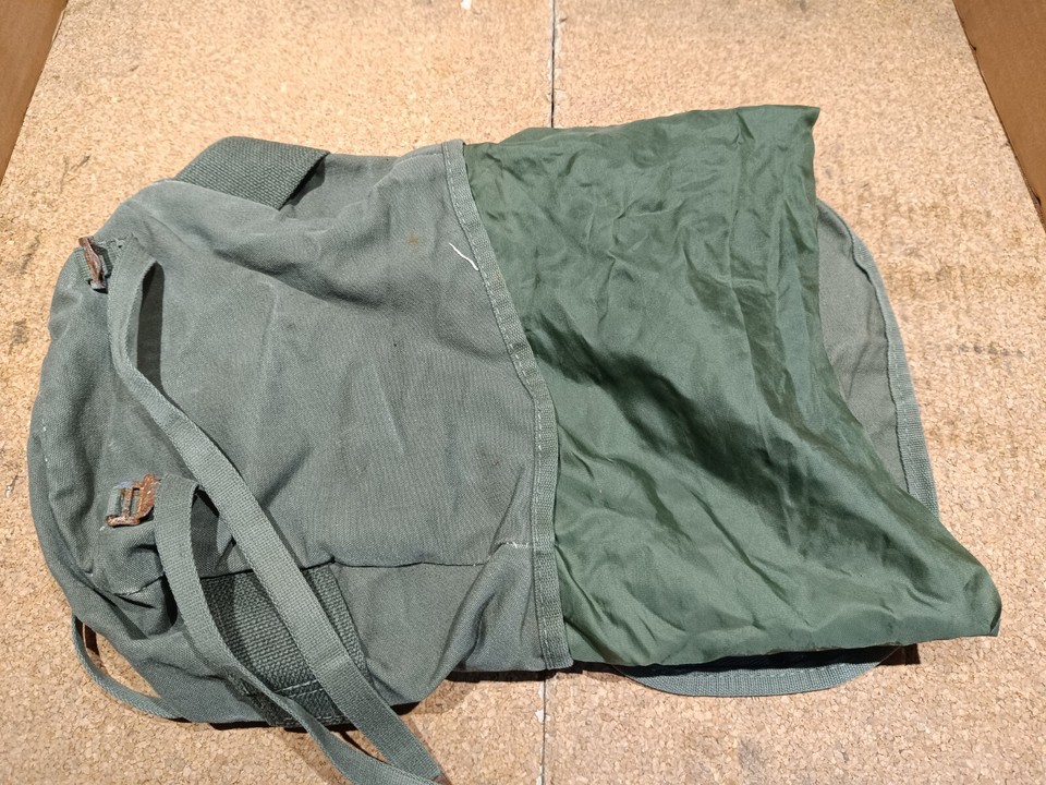 Vintage US MILITARY ARMY M71 TYPE MUSETTE FIELD CANVAS BAG BACK PACK ...