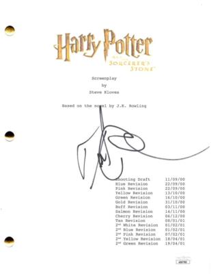 Daniel Radcliffe Signed Autograph Harry Potter Movie Script Screenplay ...