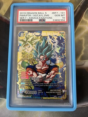 Dragon Ball Super Power of Potara - Vegito, Kefla & Zamasu PSA 10 | eBay