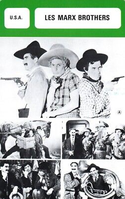 FICHE CINEMA : ACTEURS : LES MARX BROTHERS 1929-49* | eBay