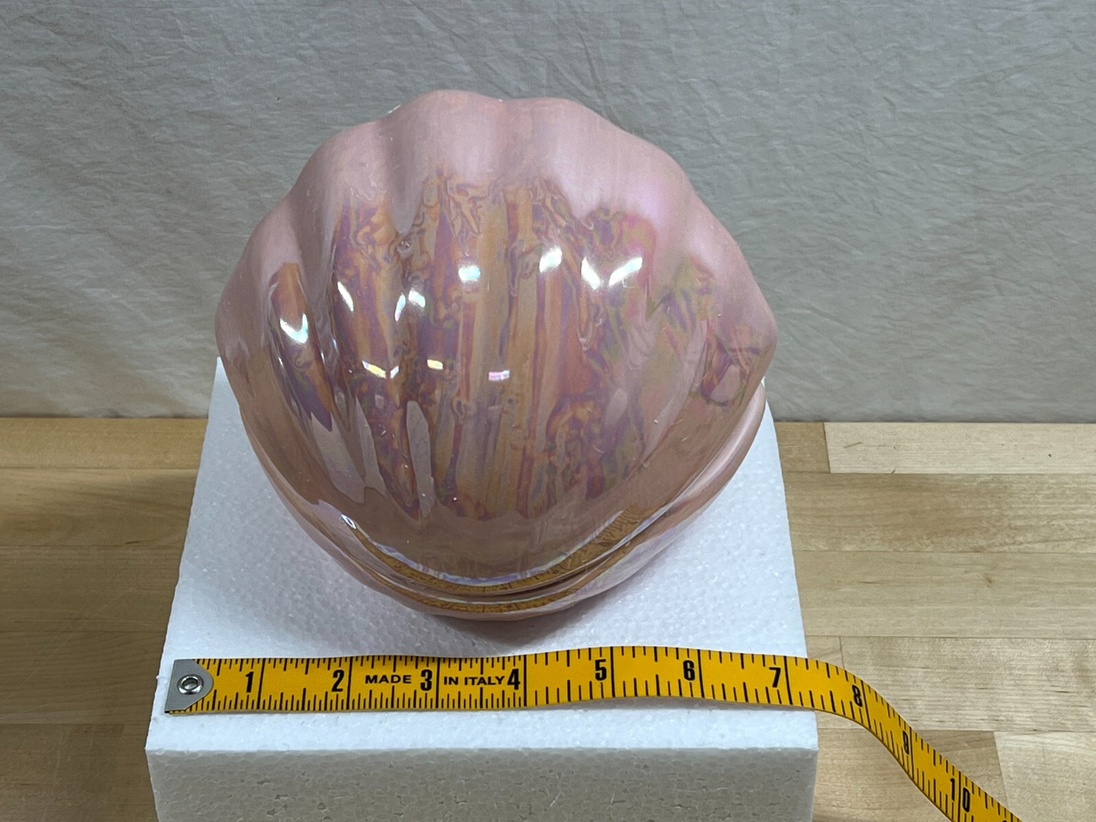 PEARL SHELL LED CERAMIC MERMAID CLAMSHELL LIGHT / LAMP - PINK / PEARL ...
