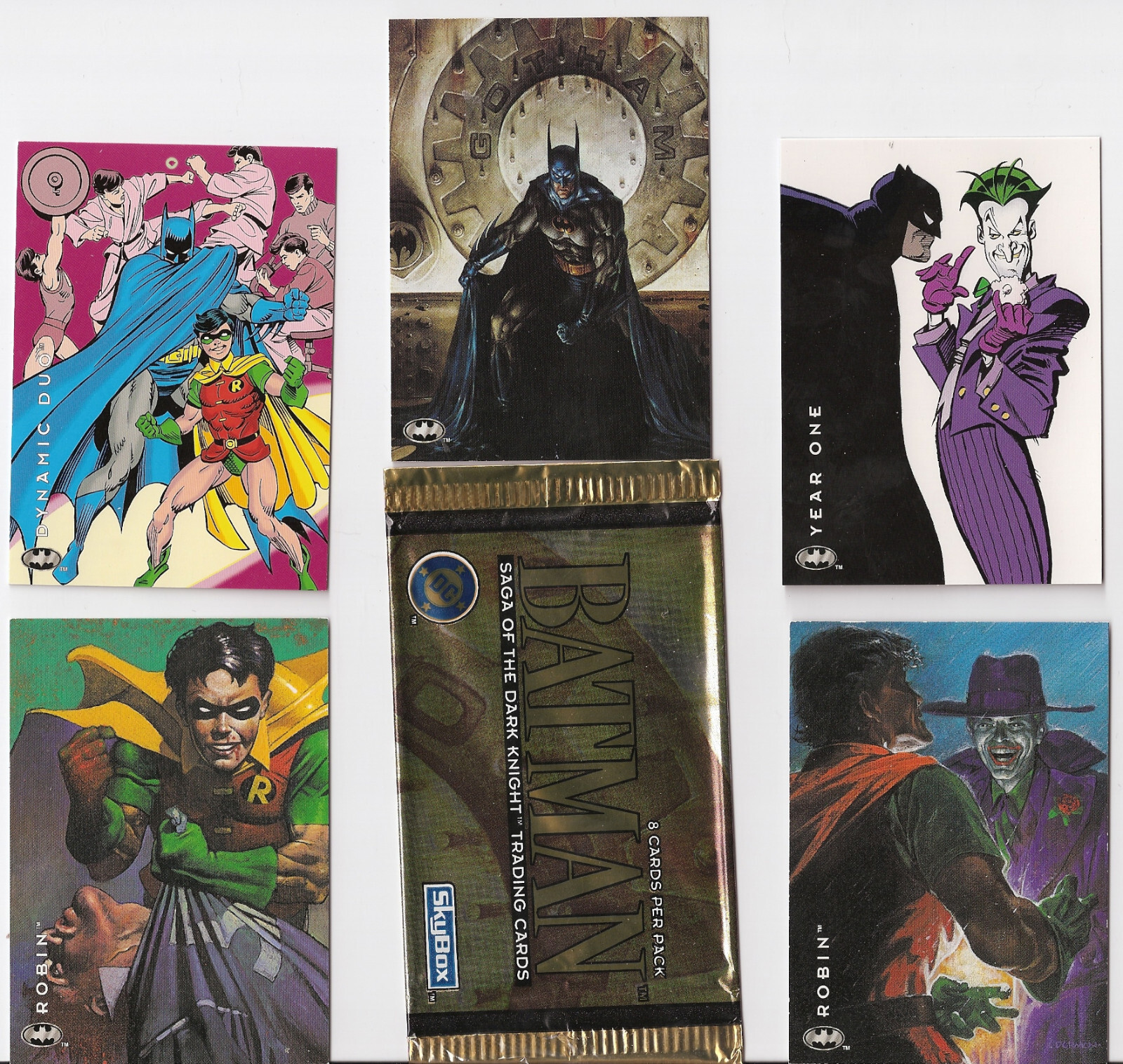 BATMAN: Saga of the Dark Knight - Complete Comic Trading Card Set | eBay