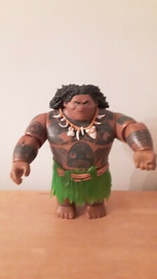 Moana Maui Action Figure Doll Toy | Hasbro 2015 | 10" tall - No Sword ...