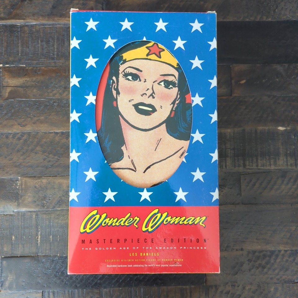 Wonder Woman Masterpiece Edition Action Figure & Book 2001 DC Comics | eBay