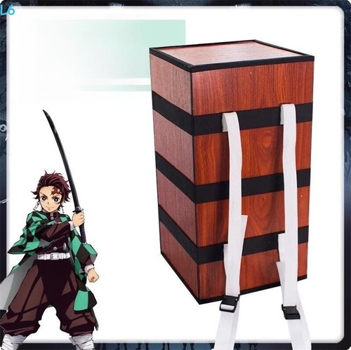 Demon Slayer Kamado Nezuko Box Kamado Tanjirou Knapsack Openable Wooden ...