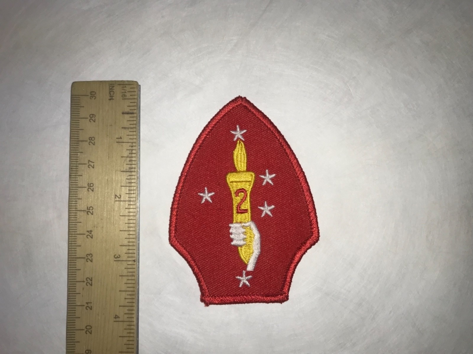 USMC RED PATCH 2ND MARINE DIVISION FOR SHIRT OR HAT | eBay