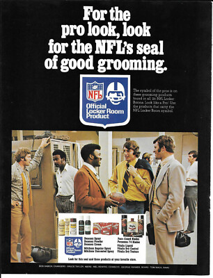 VITALIS 1972 DALLAS COWBOYS Mel Renfro Pro Magazine Ad~Bob Babich~Bruce ...