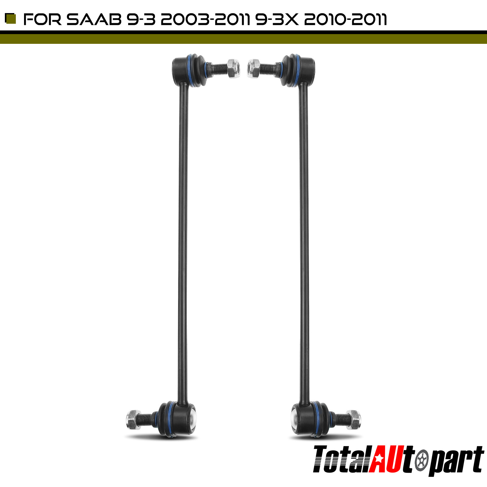 2x Stabilizer Bar End Link for Saab 9-3 2003 2004 2005-2011 9-3X 2010 ...