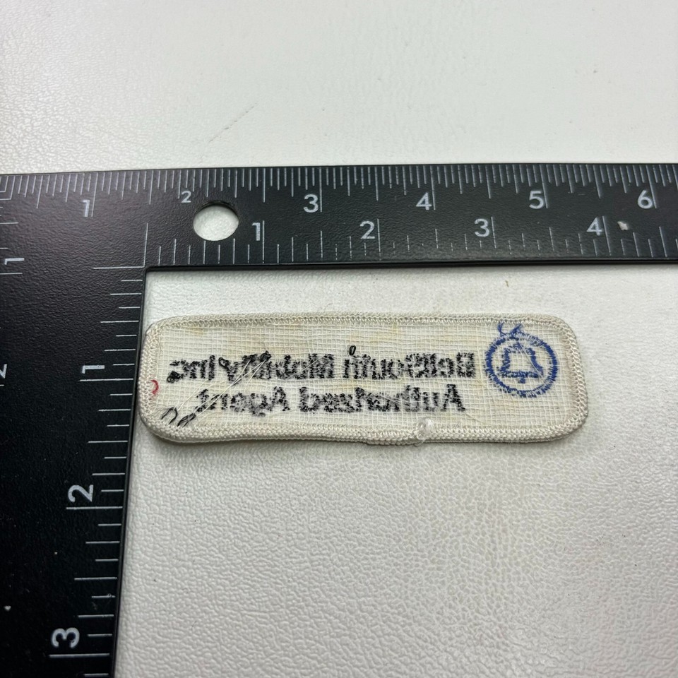 Vintage BELLSOUTH MOBILITY INC. BELL TELEPHONE Advertising Patch O41O ...