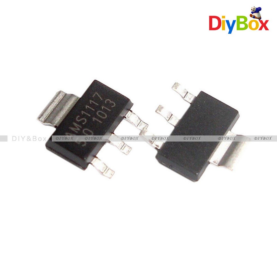 50Pcs AMS1117-3.3 LM1117 3.3V 1A SOT-223 Voltage Regulator | eBay