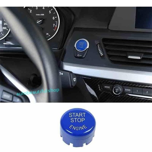 For BMW X3 F25 X4 F26 11-2018 ABS Blue Start Button Ignition Switch ...