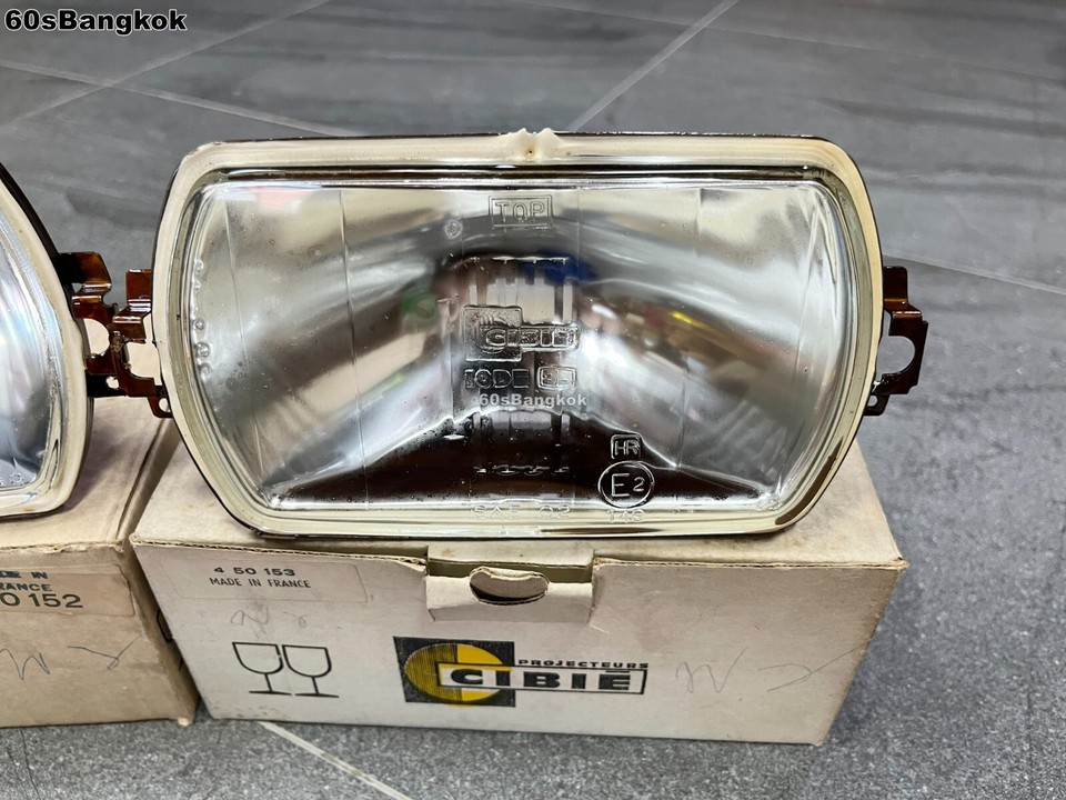 CIBIE IODE 95 FOG LIGHT PROJECTEURS Clear lens 2 Pcs. NOS Made in ...
